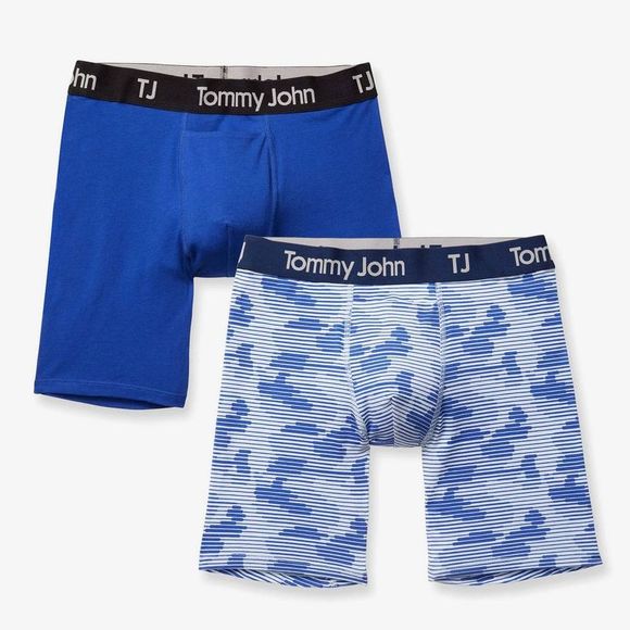 Tommy John | Underwear & Socks | Tj Tommy John Mens Camo Print 6 Boxer Briefs 2pk Linear ...